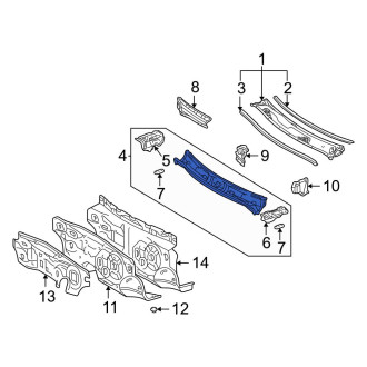 Toyota Highlander Cowl Panels & Parts | Vent Grills — CARiD.com