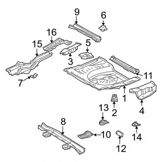 2003 Toyota Highlander OEM Rocker Panels & Floors | CARiD