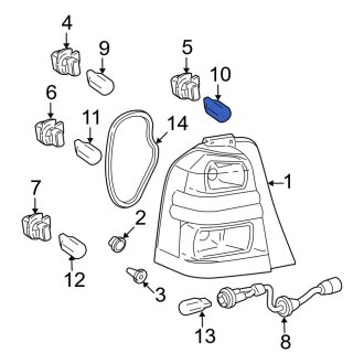 Toyota 4Runner OEM Interior Components — CARiD.com