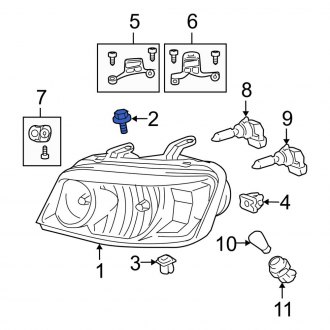 Toyota OEM Headlights | Projector, LED, HID, Halo — CARiD.com