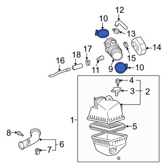Toyota Venza OEM Air Intake Parts | Filters, Manifolds — CARiD.com
