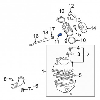 Toyota Prius OEM Air Intake Parts | Filters, Manifolds — CARiD.com