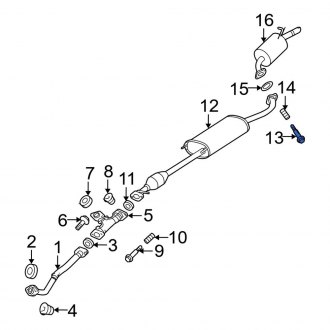 Toyota Sienna OEM Exhaust Parts | Systems, Tips, Pipes — CARiD.com