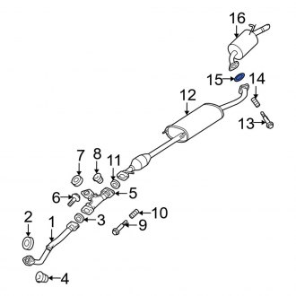 Toyota Highlander OEM Exhaust Parts - Systems, Tips, Pipes | CARiD