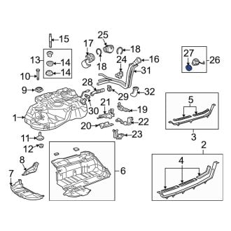 Toyota Camry OEM Fuel System Parts | Pumps, Lines — CARiD.com