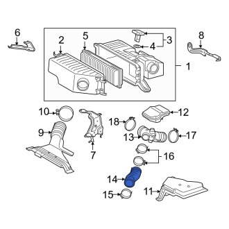 Toyota Highlander OEM Air Intake Parts | Filters, Manifolds — CARiD.com