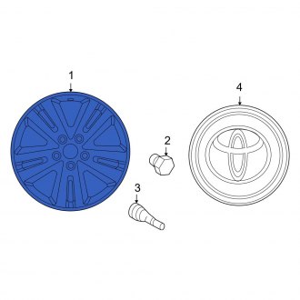 Toyota Highlander OEM Wheels | Original Steel & Alloy Wheels — CARiD.com