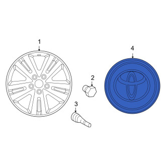 Toyota Highlander Wheel Center Caps | Emblems, Trim Rings – CARiD.com