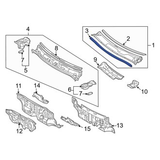 Toyota Highlander Hood Weatherstripping Seals — CARiD.com