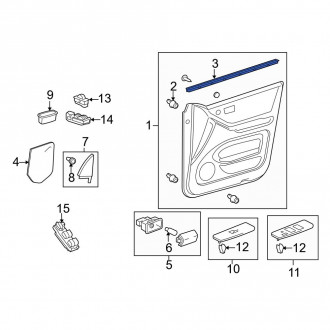 Toyota Highlander Replacement Window Seals — CARID.com