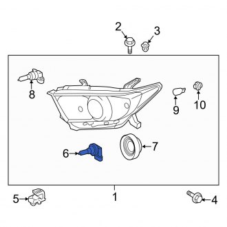 Toyota Sequoia OEM Lighting | Headlights, Fog & Tail Lights — CARiD.com