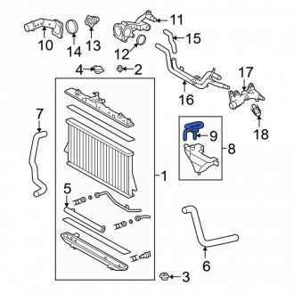 Toyota Highlander Replacement Coolant Tanks & Components – CARiD.com