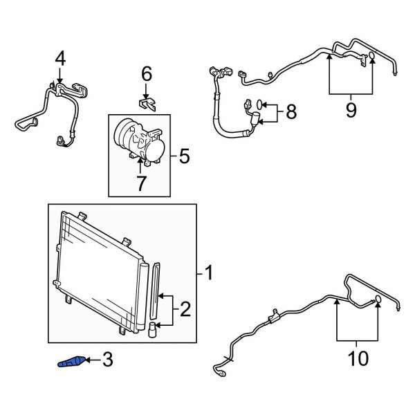 Toyota OE 8879022131 - Ambient Air Temperature Sensor