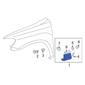 Toyota Highlander Replacement Fender Moldings & Trim — CARiD.com