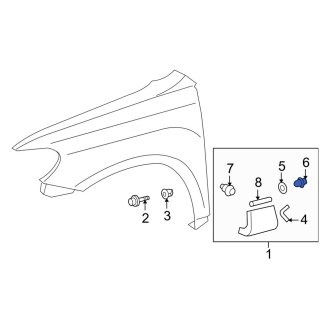 Toyota Yaris Grille Brackets & Hardware — CARiD.com