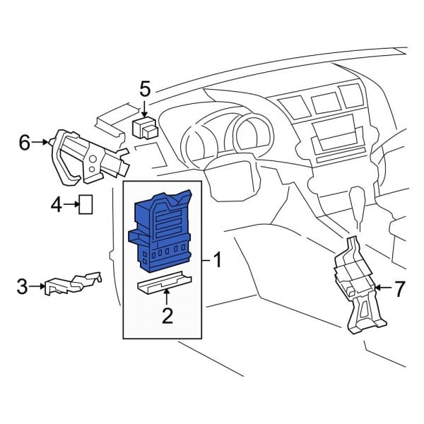 Toyota OE 8272048110 - Junction Block