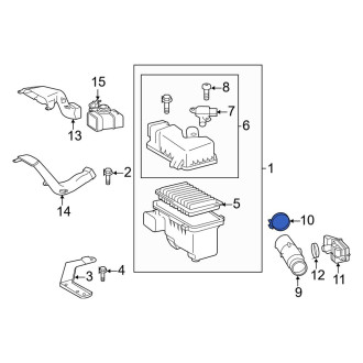 Toyota 4Runner OEM Air Intake Parts | Filters, Manifolds — CARiD.com