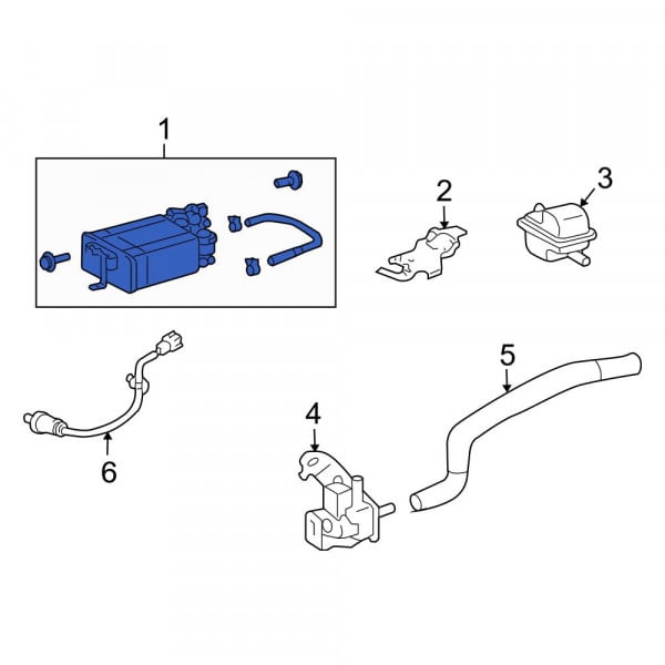 Toyota OE 777400E020 - Vapor Canister