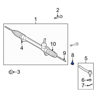 Toyota bZ4X Replacement Steering Rack & Pinion – CARiD.com