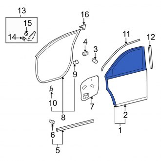 Toyota Highlander Replacement Door Shells & Skins — CARiD.com