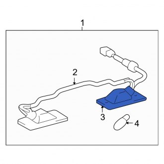 Toyota Highlander License Plate Lights | Lenses, Assemblies – CARiD.com
