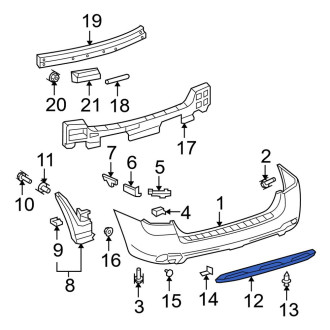 Toyota Highlander Replacement Bumper Spoilers & Valances | CARiD