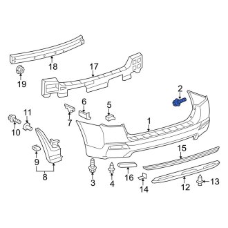Toyota Venza OEM Bumpers | Genuine Front & Rear Bumpers — CARiD.com