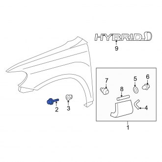 Toyota Highlander Chassis Frames Hardware | Clips, Plugs — CARiD.com