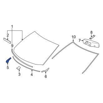 Toyota Highlander Replacement Window Seals | CARiD