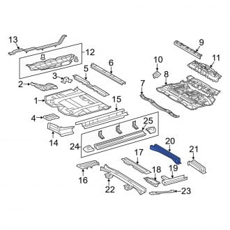 Toyota Highlander Rocker Panels, Floor Pans, Moldings — CARiD.com