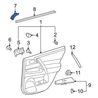 Toyota Corolla Window Trim | Moldings, Pillar Posts — CARiD.com