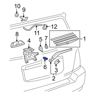 Toyota Sequoia Replacement Wiper Arms — CARID.com