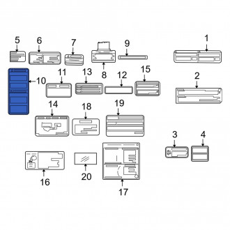 Toyota Corolla Cross Interior Brackets & Hardware — CARiD.com
