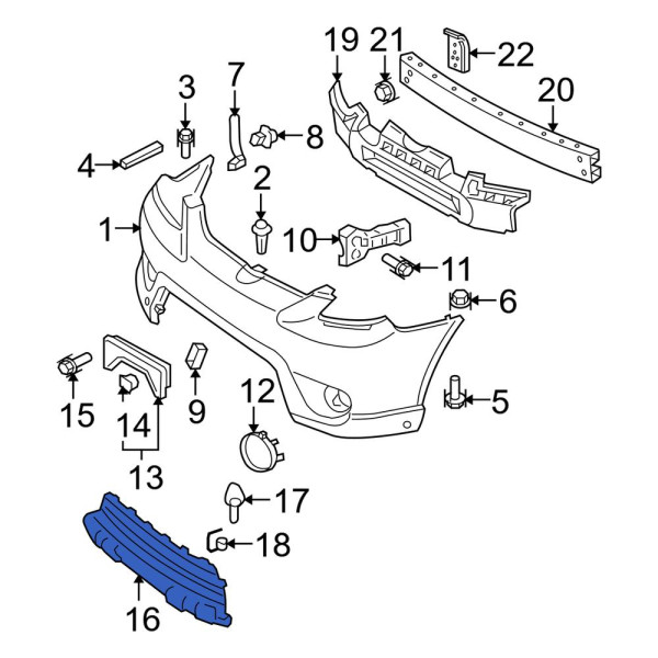 Toyota OE 5212902040 - Front Valance Panel
