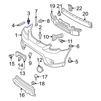 Toyota Matrix OEM Bumpers | Genuine Front & Rear Bumpers — CARiD.com