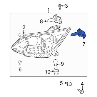 Toyota Avalon OEM Lighting | Headlights, Fog & Tail Lights — CARiD.com