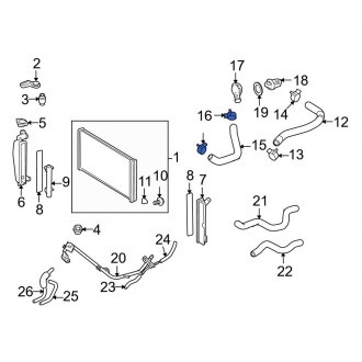 Toyota Corolla OEM Engine Cooling Parts | Radiators, Fans — CARiD.com