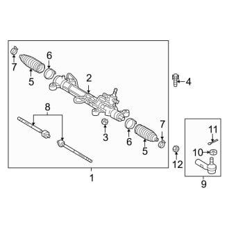 2005 Toyota Matrix Steering Parts | Columns, Racks, Pumps — CARiD.com
