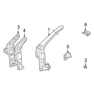 2004 Toyota Matrix OEM Chassis Frames & Body Parts | CARiD