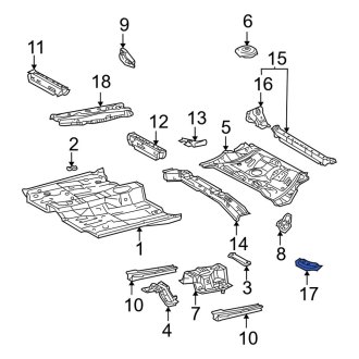 Toyota Matrix Rocker Panels, Floor Pans, Moldings — CARiD.com