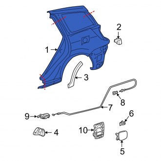 Toyota Matrix Body Parts | Collision Repair, Restoration - CARiD.com