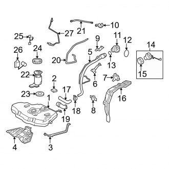 2007 Toyota Matrix OEM Fuel System Parts - Pumps, Lines | CARiD