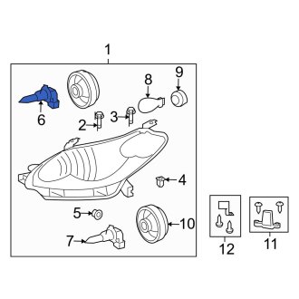 Toyota RAV4 OEM Lighting | Headlights, Fog & Tail Lights — CARiD.com