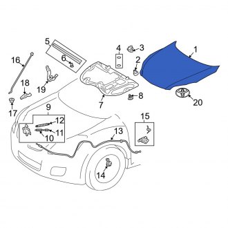 Toyota Matrix Replacement Hood Panels — CARiD.com