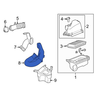 Toyota Corolla OEM Air Intake Parts | Filters, Manifolds — CARiD.com