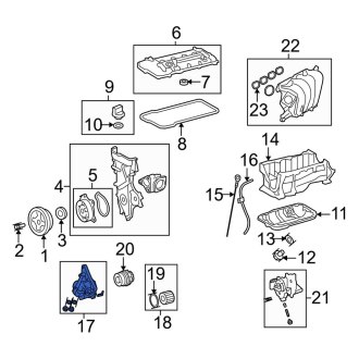 Toyota Matrix OEM Engine Parts | Rebuild Kits, Pistons — CARiD.com