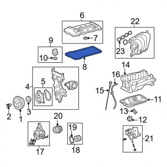 Toyota C-HR Engine Valve Covers & Parts | Gaskets, Bolts — CARiD.com