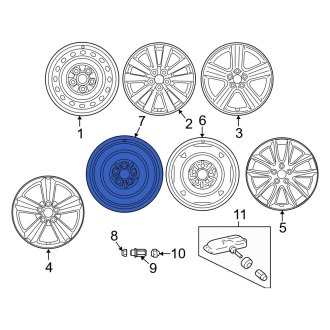 Toyota Corolla OEM Wheels | Original Steel & Alloy Wheels — CARiD.com