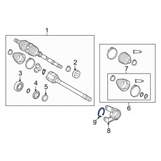Toyota Sienna OEM Driveline & Axle Parts | Hubs, CV-Joints — CARiD.com