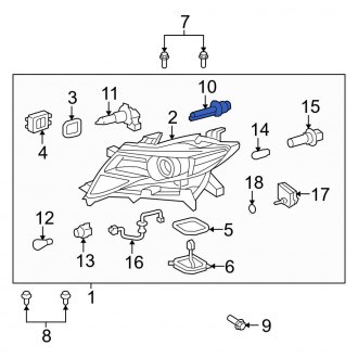 Toyota Land Cruiser OEM Lighting | Headlights, Fog & Tail Lights ...